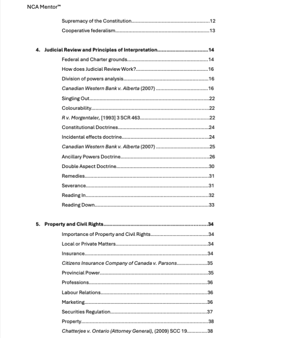 NCA Notes & Packages – NCA Notes™ | Premier NCA, Bar Prep Notes ...