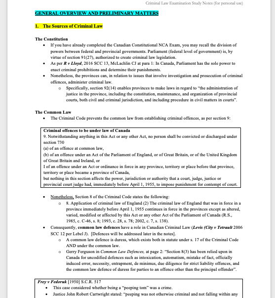 Tort Law Package ($150) – NCA Notes™ | Premier NCA, Bar Prep Notes ...